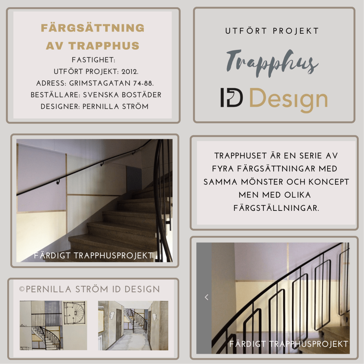 Disiga pasteller i trapphus. – Colour Design Blog